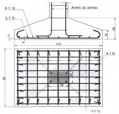 La semelle isolée : fondation superficielle pour poteau – Tout sur le béton