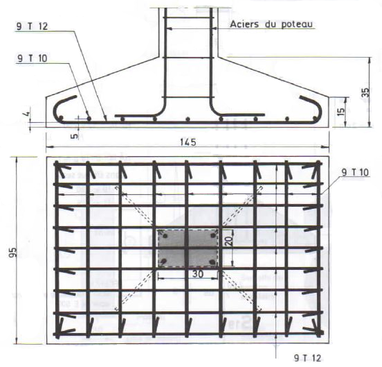 La semelle isolée : fondation superficielle pour poteau – Tout sur le béton
